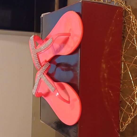 HOT PINK | Shoes | Hot Pink Sandal Size 7 38 Eur Color Hot Pink | Poshmark